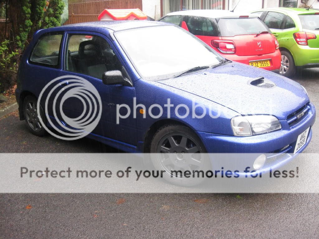 1998 Toyota Glanza Limited edition Blue | Toyota GT Turbo