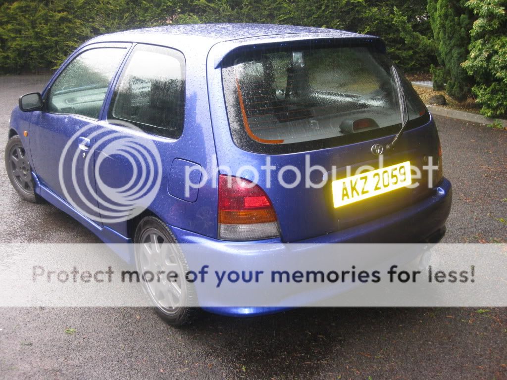 1998 Toyota Glanza Limited edition Blue | Toyota GT Turbo